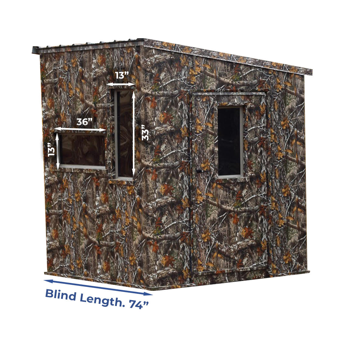 5x6 Driftless Bow hunting Blind, Amish made hunting blinds, heavy duty ...